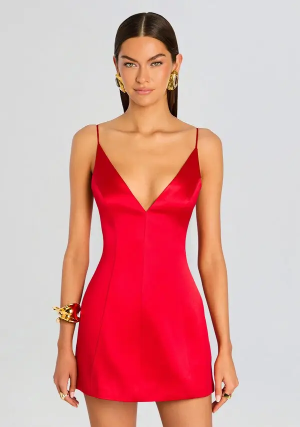Retrofete Giavanna Mini Dress - Red