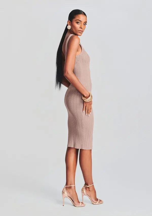 Retrofete Laney Knit Midi Dress