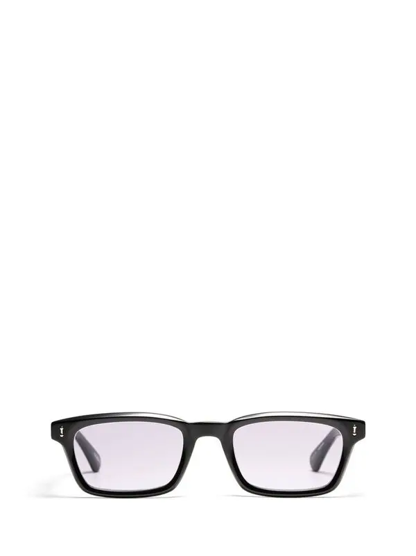 PETER AND MAY Rectangular Sunglasses - Black / Purple