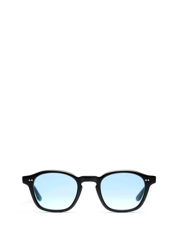 PETER AND MAY Rounded Sunglasses - Black / Blue