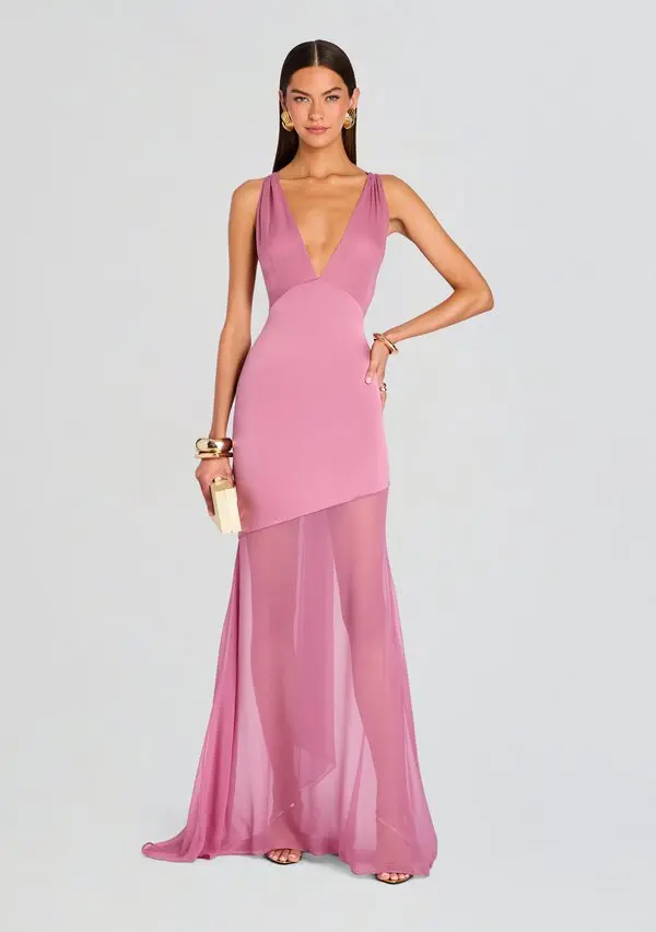 Retrofete Tta Silk Dress - Rose