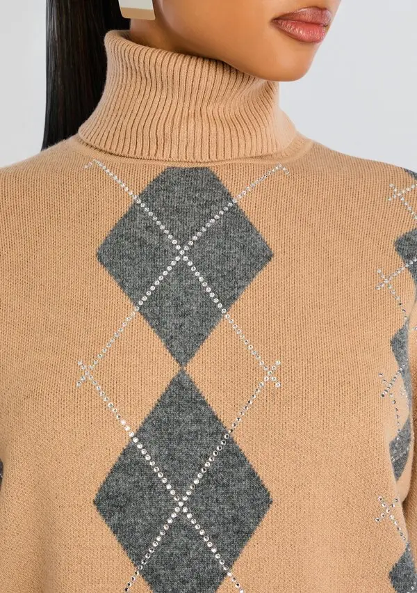 Retrofete Alberte Embellished Sweater - Latte/dusk