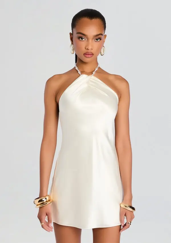 Retrofete Dominga Halterneck Mini Dress
