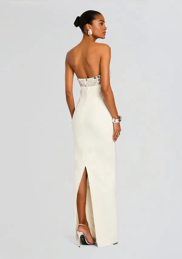 Retrofete Esmerelda Strapless Sequin Dress