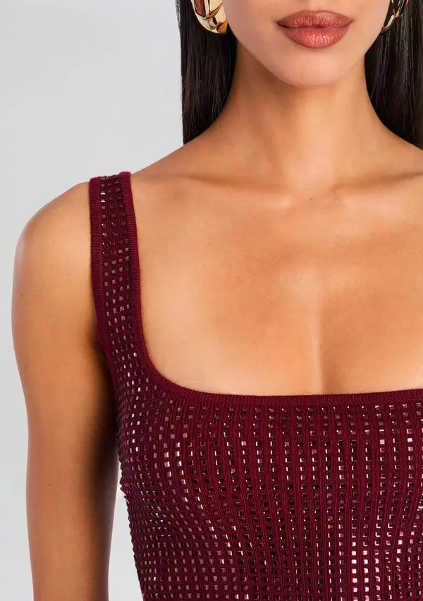 Retrofete Marzia Embellished Top - Port