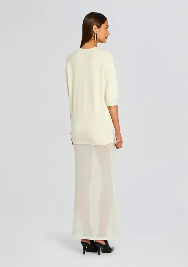 SEROYA Arwen Maxi Dress - Eggshell