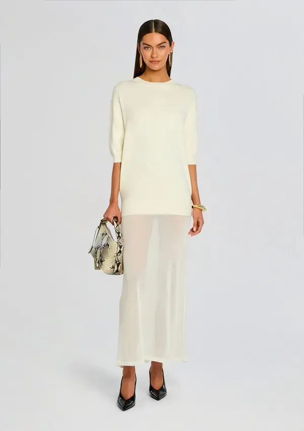SEROYA Arwen Maxi Dress - Eggshell