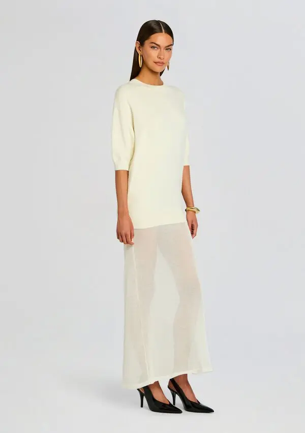 SEROYA Arwen Maxi Dress - Eggshell