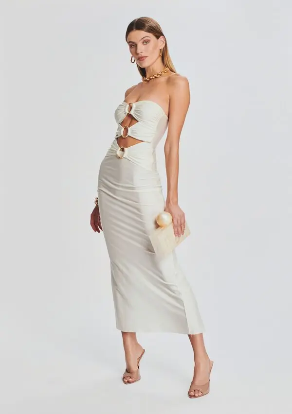 SHANI SHEMER Lily Lycra Maxi Dress