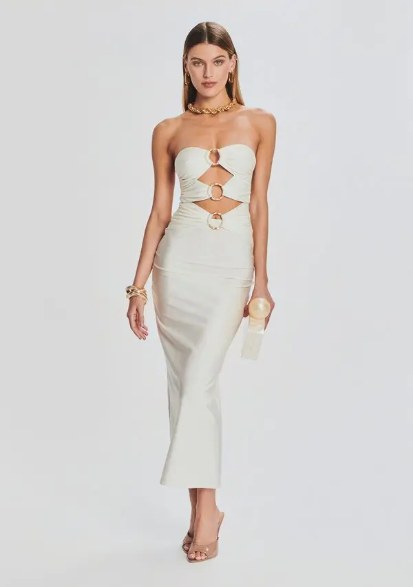 SHANI SHEMER Lily Lycra Maxi Dress