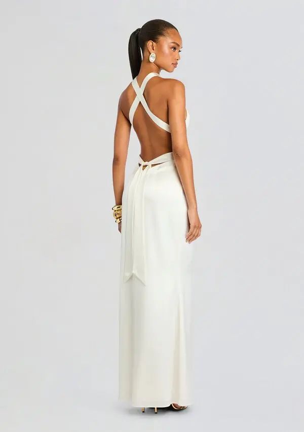 Retrofete Magnolia Dress - White
