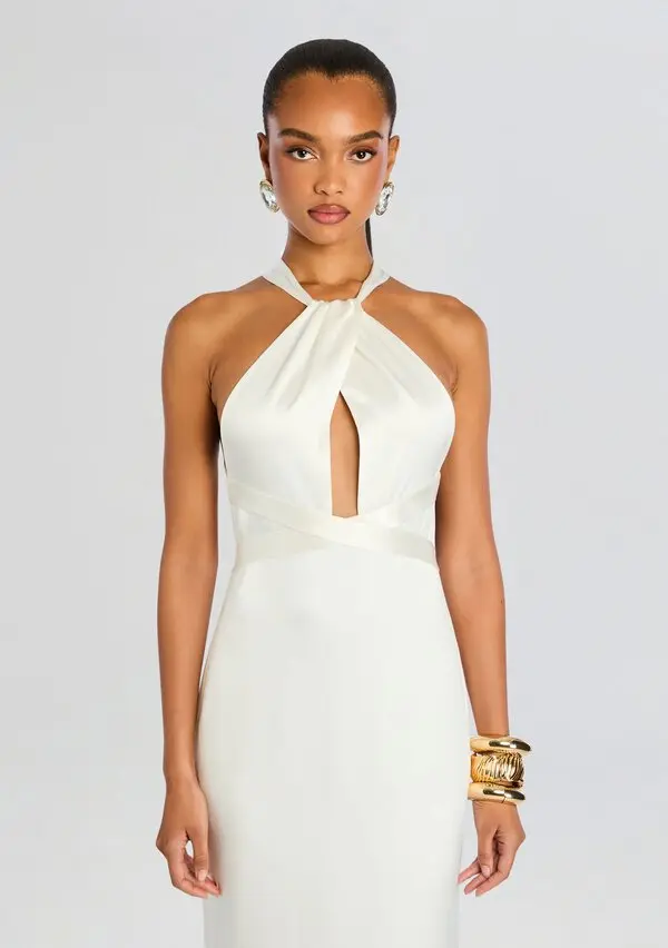 Retrofete Magnolia Dress - White