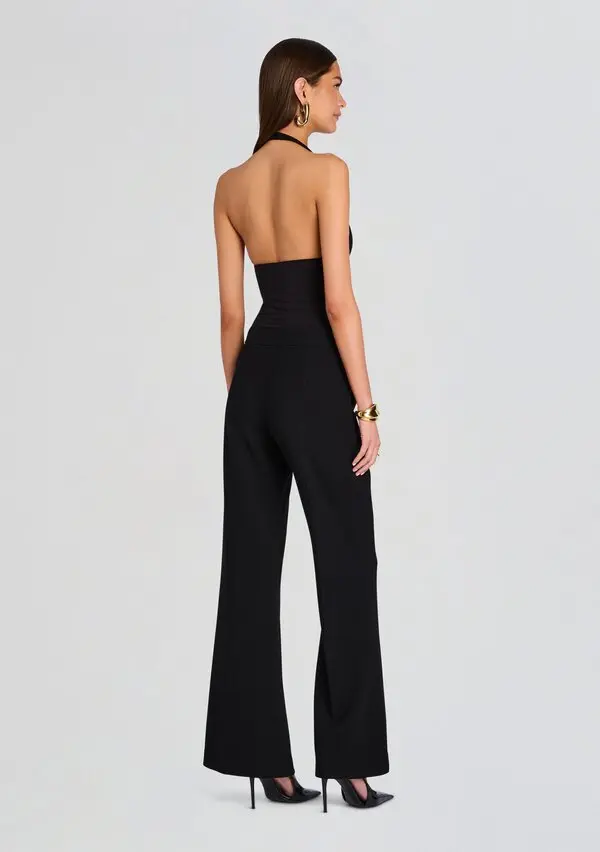 SANS FAFF Bamboo Halter Bodysuit - Black