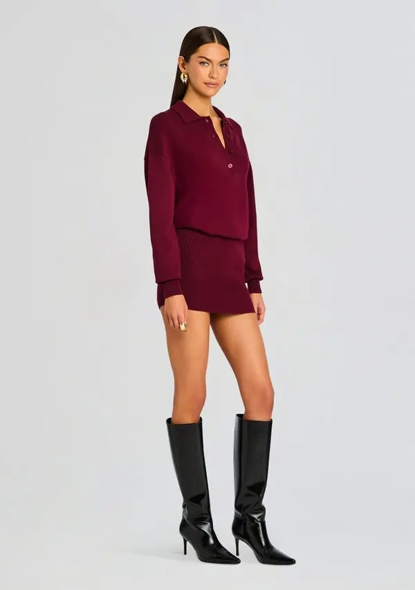 SEROYA Lilly Mini Dress - Pinot