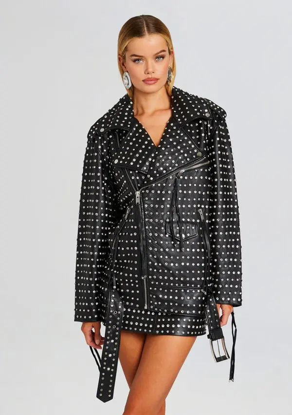 Retrofete Icon Rhinestone Jacket