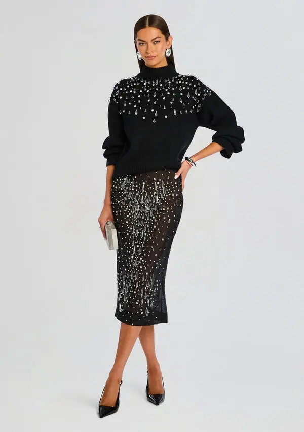 Retrofete Christa Embellished Sweater