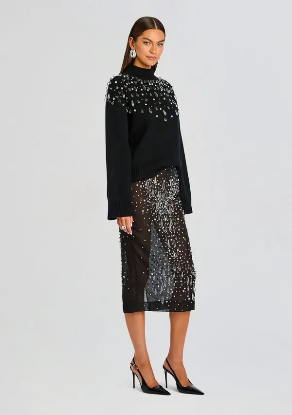Retrofete Christa Embellished Sweater