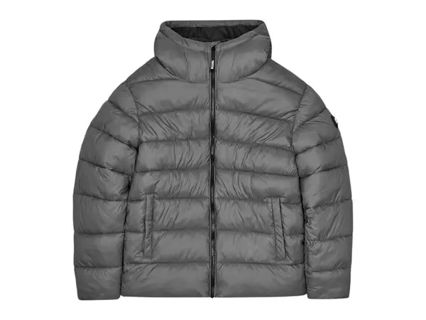 Trapstar Hooded Puffer Jacket - Grey