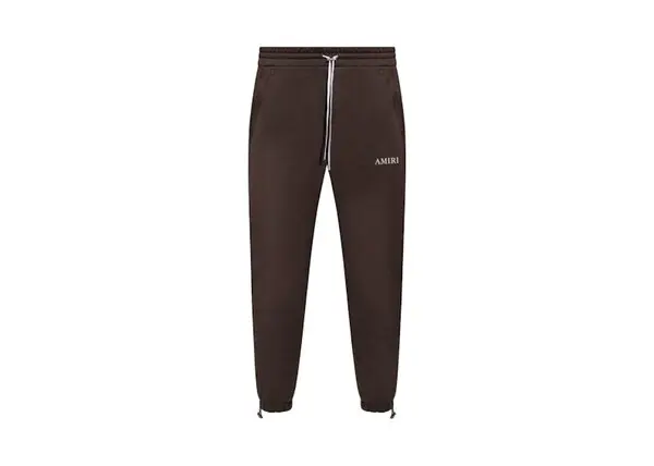 Amiri Puff Logo Sweatpants - Brown