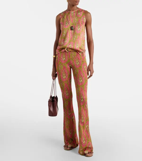 Etro Semi-sheer Jacquard Blouse