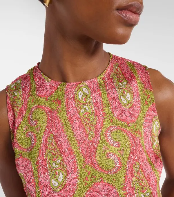 Etro Semi-sheer Jacquard Blouse