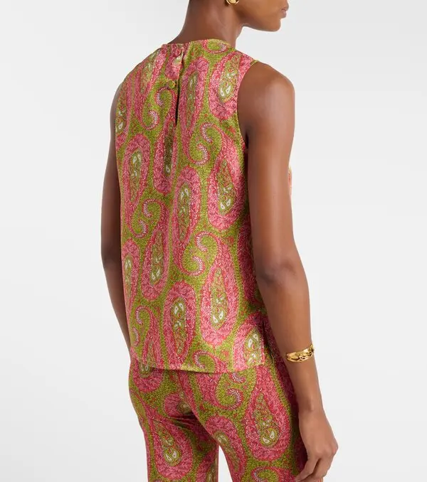 Etro Semi-sheer Jacquard Blouse