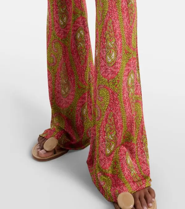 Etro Paisley Flared Pants
