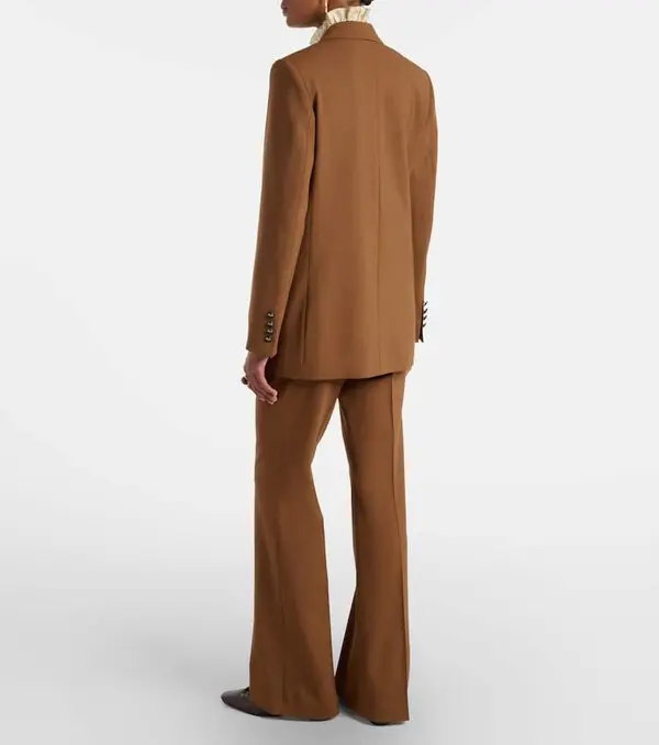 Etro Bootcut Wool-blend Trousers