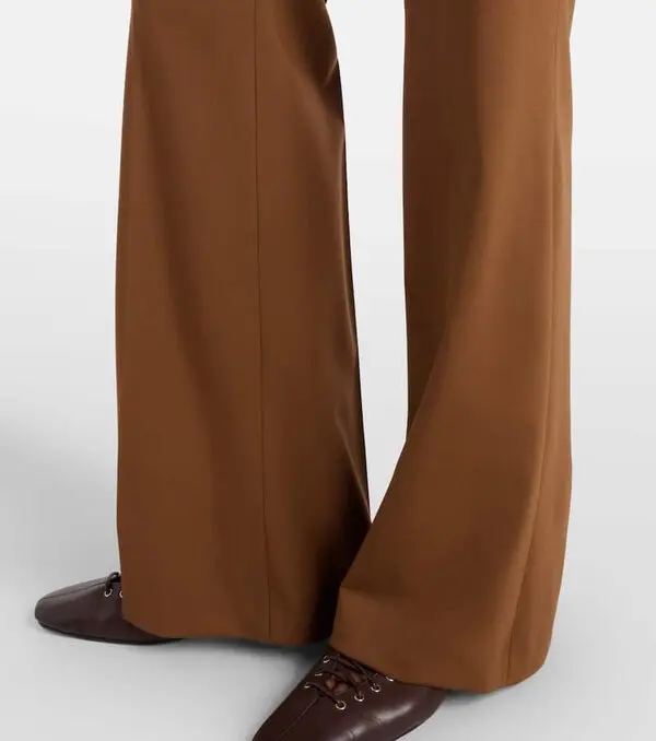 Etro Bootcut Wool-blend Trousers