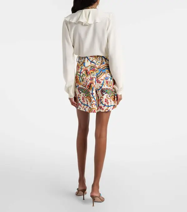 Etro Cotton-blend Jacquard Bermuda Shorts