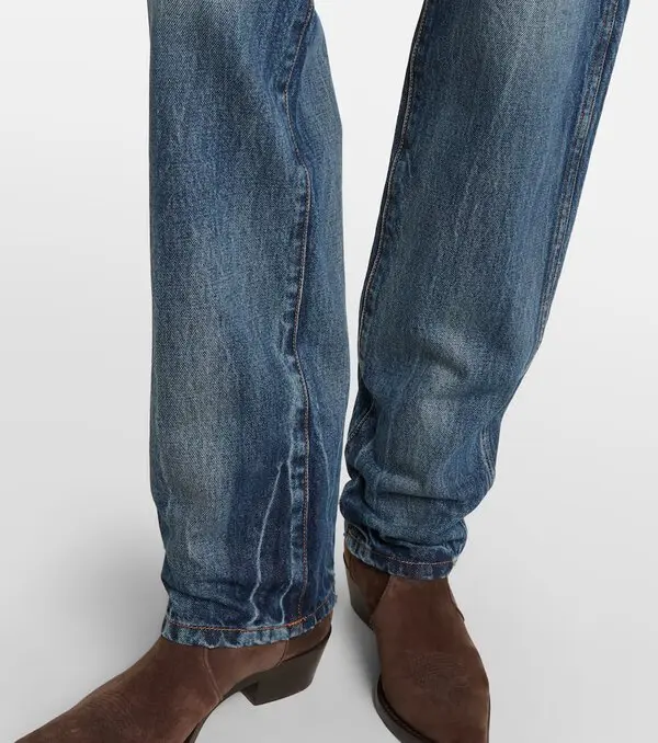 Khaite Farley High-rise Straight Jeans - Blue