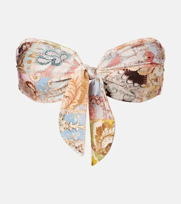 Zimmermann Daylight Printed Bikini Top - Multicoloured