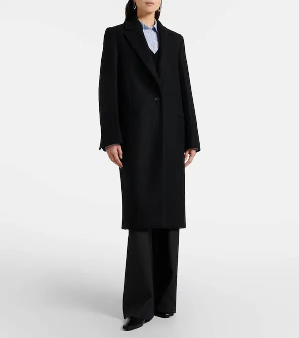 TOTEME Wool-blend Coat - Black