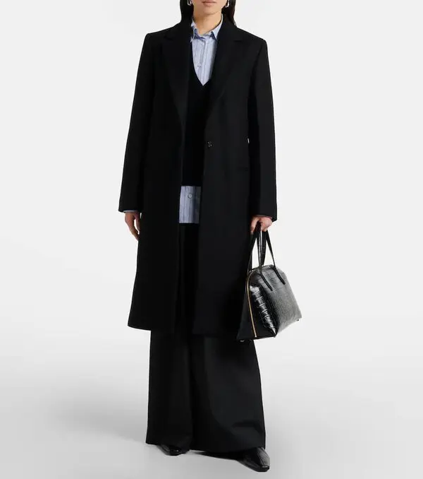 TOTEME Wool-blend Coat - Black