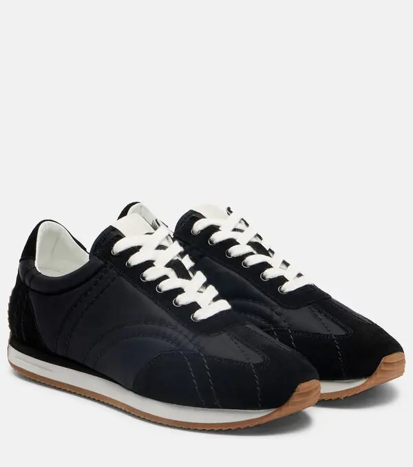 TOTEME Suede-trimmed Sneakers