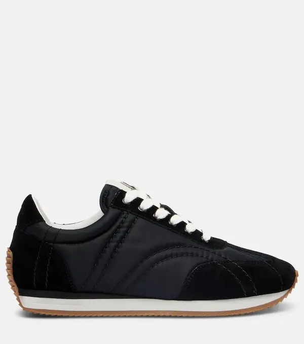 TOTEME Suede-trimmed Sneakers