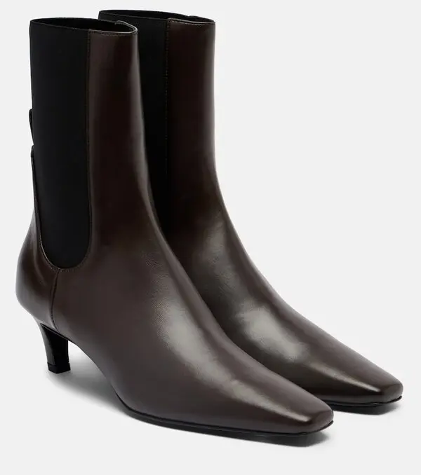 TOTEME 50 Leather Chelsea Boots