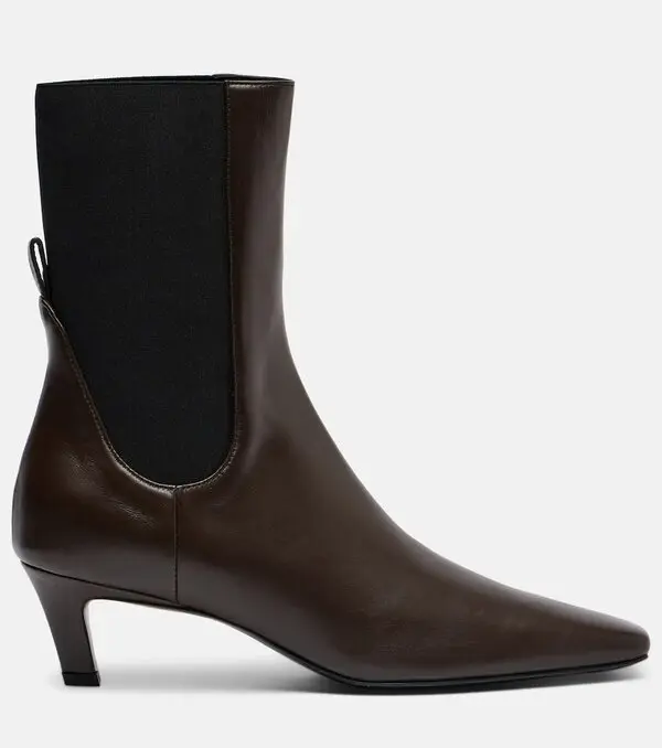 TOTEME 50 Leather Chelsea Boots