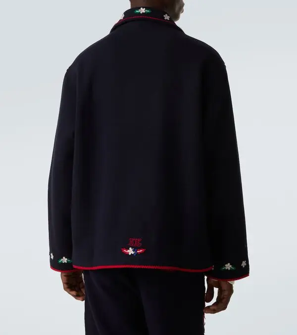 BODE Carroll Embroidered Wool Jacket