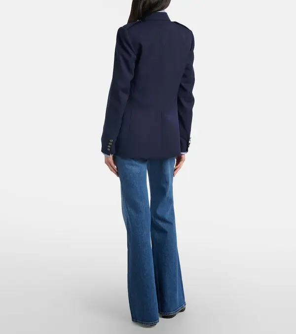 7 For All Mankind Retro Flare Mid-rise Jeans - Blue