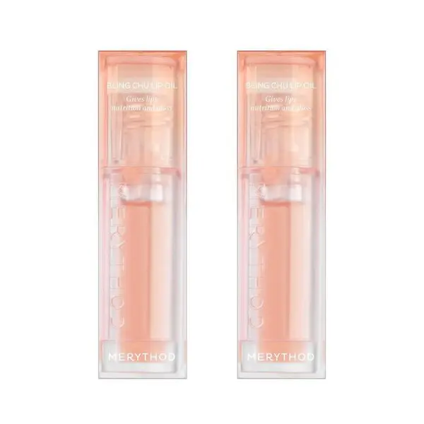 MERYTHOD Bling Chu Lip Oil 2-pack - Starlit Coral