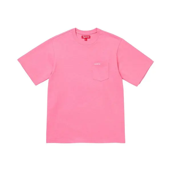Supreme Short-sleeve Pocket Tee - Pink