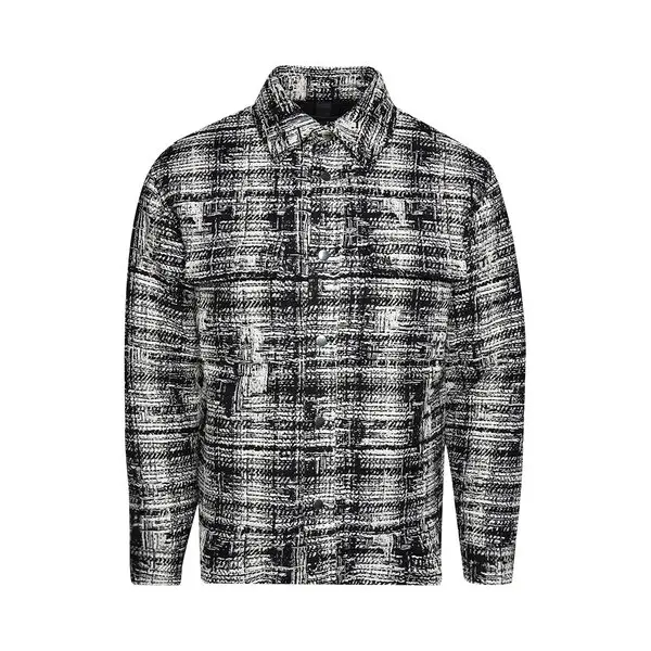 Amiri Tweed Padded Overshirt