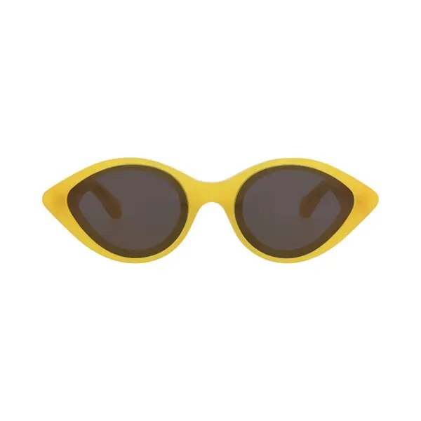 Alaïa Cat Eye-frame Recycled Acetate Sunglasses - Yellow