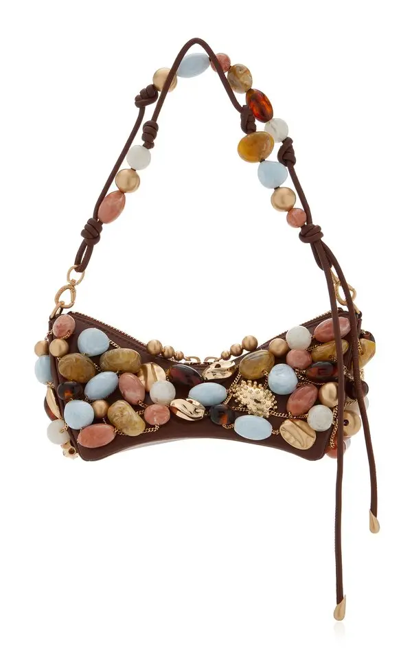 Cult Gaia Mercier Mini Shoulder Bag - Brown
