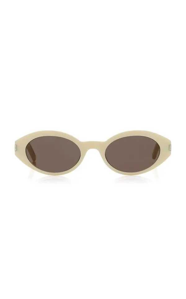 Saint Laurent Cat-eye Sunglasses - White
