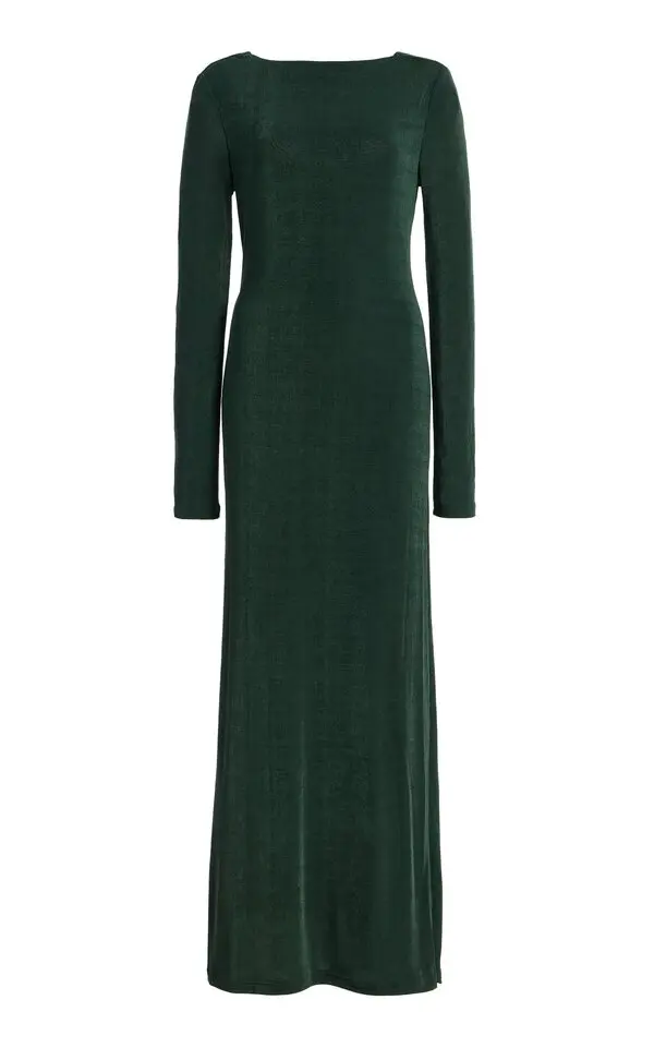 Significant Other Luna Long Sleeve Jersey Maxi Dress