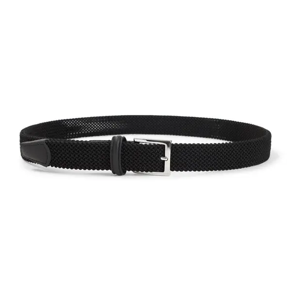 Kiton Elastic Belt - Black