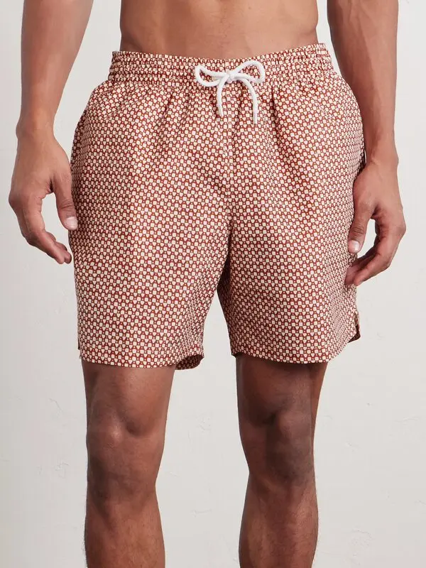 Derek Rose Printed Mid-length Swim Shorts