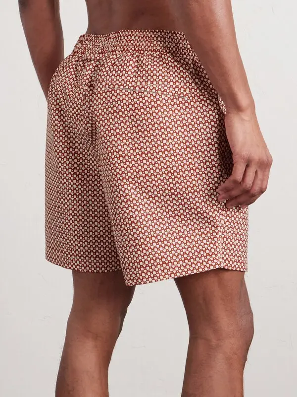 Derek Rose Printed Mid-length Swim Shorts